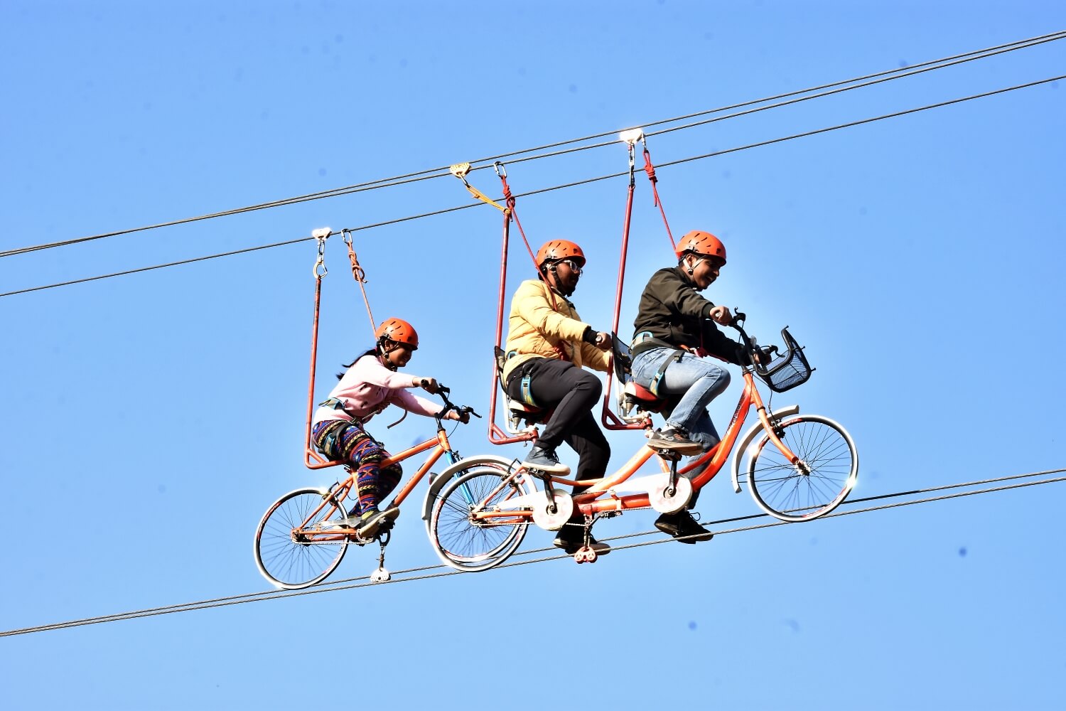 Sky Cycling - Activeman Adventures Best Rope Course | Zip Line ...